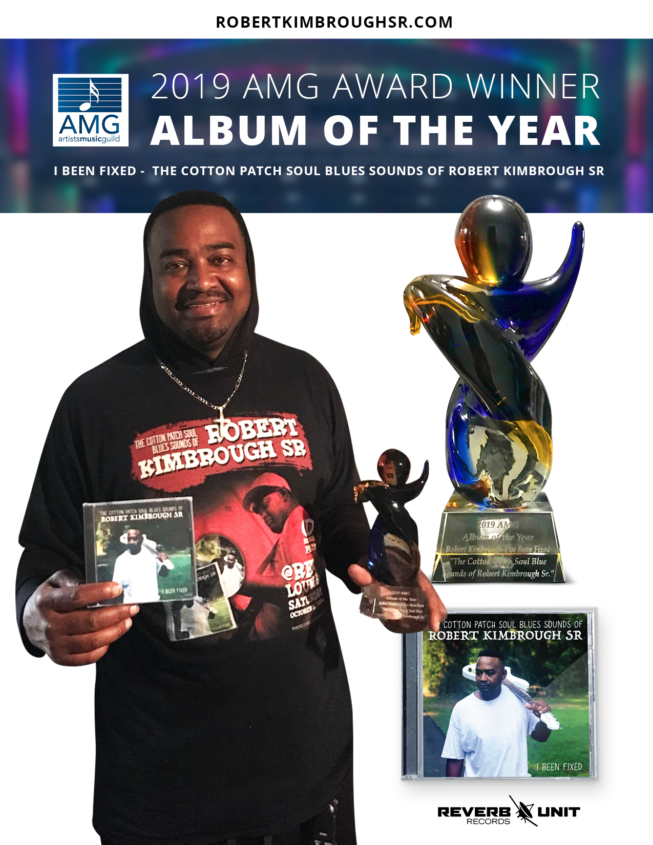 Robert Takes Home AMG Album of the Year Award | Robert Kimbrough, Sr.